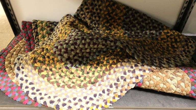 Lot of Braided Rag Rugs - Dixon's Auction at Crumpton