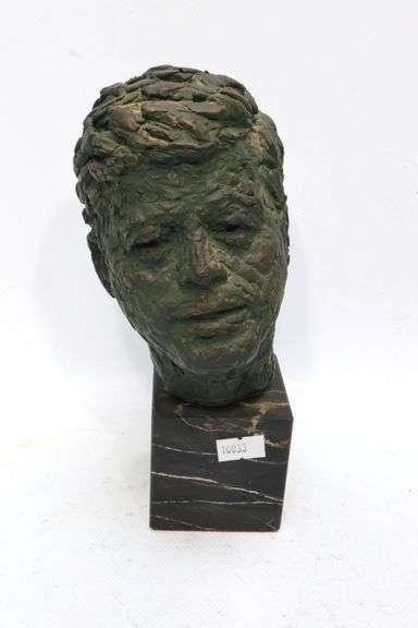 Vintage Sculpture of John F. Kennedy Signed Robert Berks - Dixon's ...