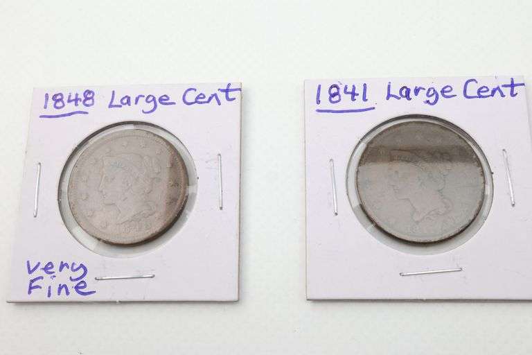 (10) U.S. Large Cents - Dixon's Auction at Crumpton