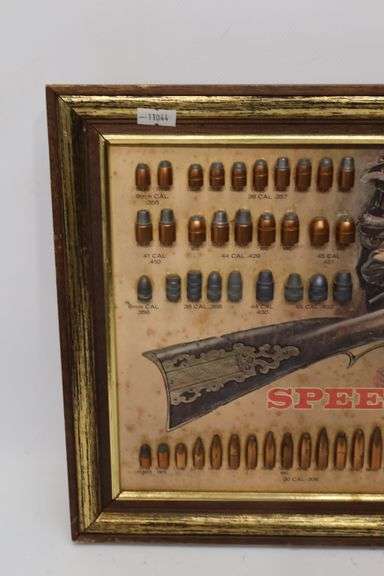 Vintage Speer Bullets Advertising Bullet Board Sign - Dixon's Auction ...
