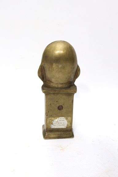 Antique Humpty Dumpty Cast Brass Still Bank - Dixon's Auction at Crumpton