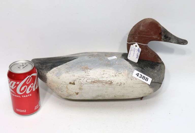 Sam Barnes Canvasback Duck Decoy - Dixon's Auction at Crumpton