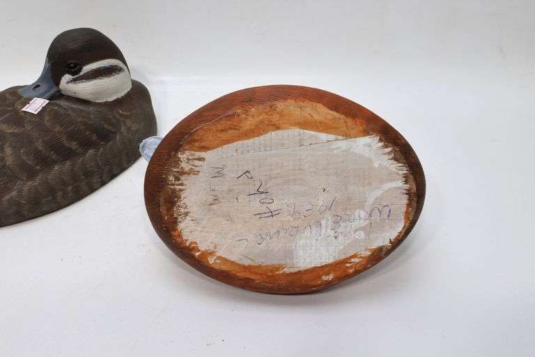Pair Bill Weaver Ruddy Duck Decoys - Dixon's Auction at Crumpton