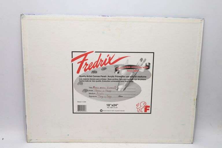 Terry L Trapp Outsider Mixed Media Painting - Dixon's Auction at Crumpton