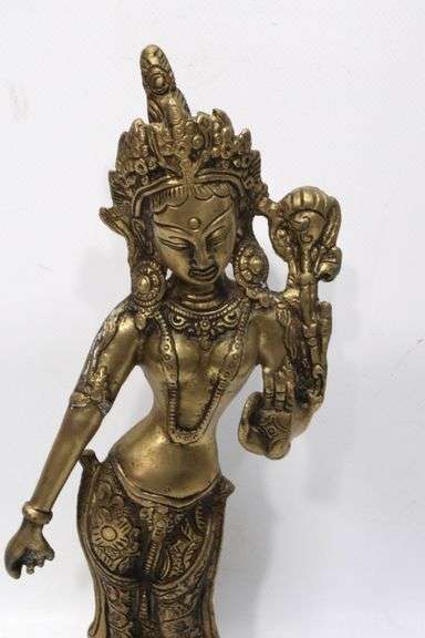 Hindu Deity Bronze Sculpture - Dixon's Auction at Crumpton
