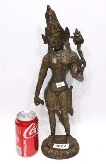 Hindu Deity Bronze Sculpture - Dixon's Auction at Crumpton
