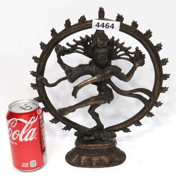 Hindu Deity Bronze Sculpture - Dixon's Auction at Crumpton