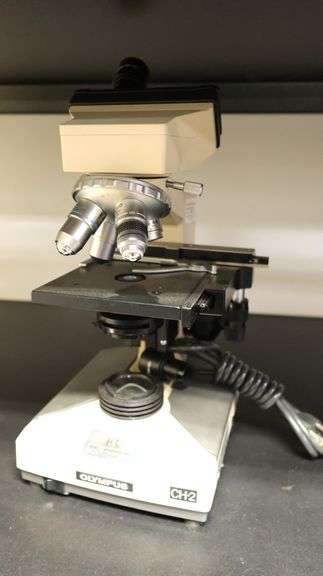 (2) Vintage Olympus Ch-2 Microscopes - Dixon's Auction at Crumpton