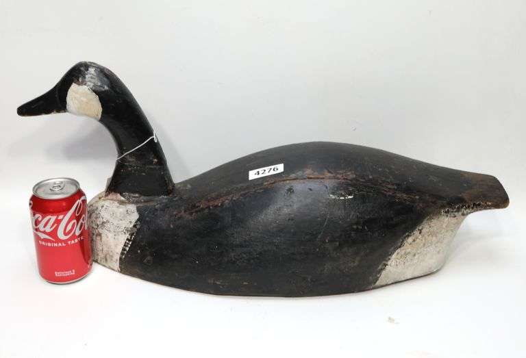 Reggie Birch Rig Chincoteague, VA Canada Goose Decoy - Dixon's Auction ...
