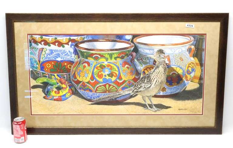 Nicholas Wilson "Cuckoo in the Pot Shop" Oil on Paper Still Life ...