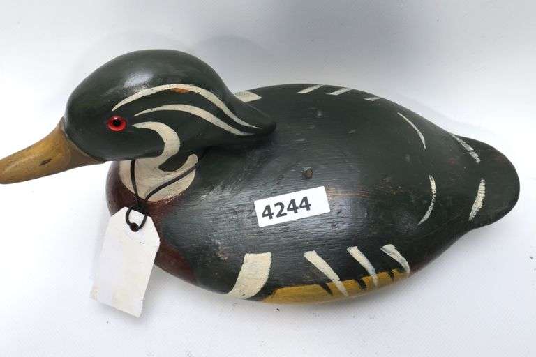 Cecil County Wood Duck Decoy-Restoration - Dixon's Auction at Crumpton