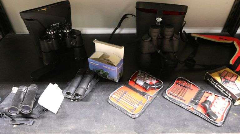 Lot of Field Glasses, Binoculars, Socket Set Etc. - Dixon's Auction at ...