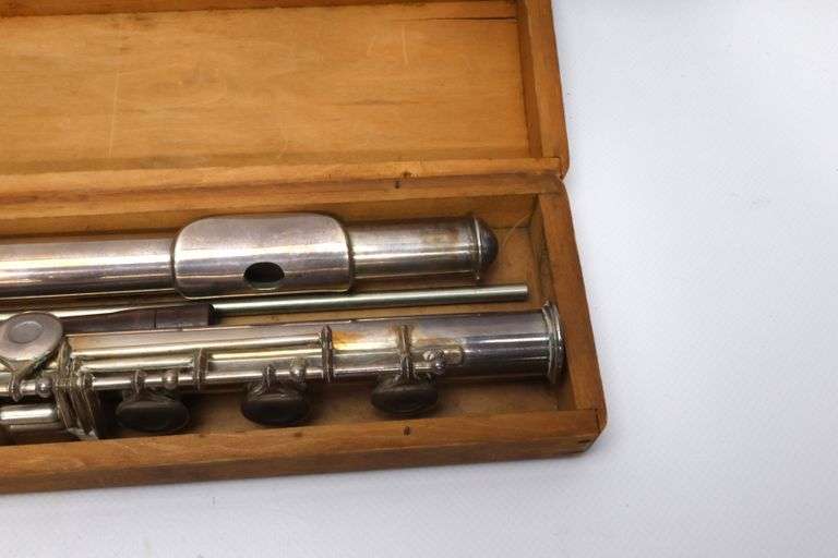 Vintage Flute with Case - Dixon's Auction at Crumpton