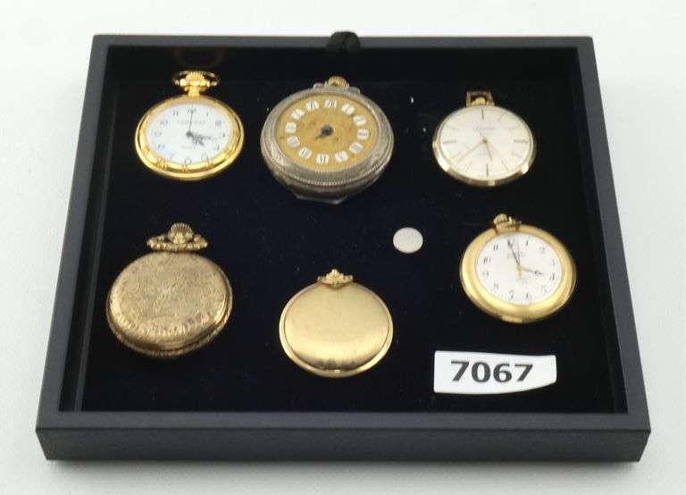 Tray Lot of Pocket Watches - Dixon's Auction at Crumpton