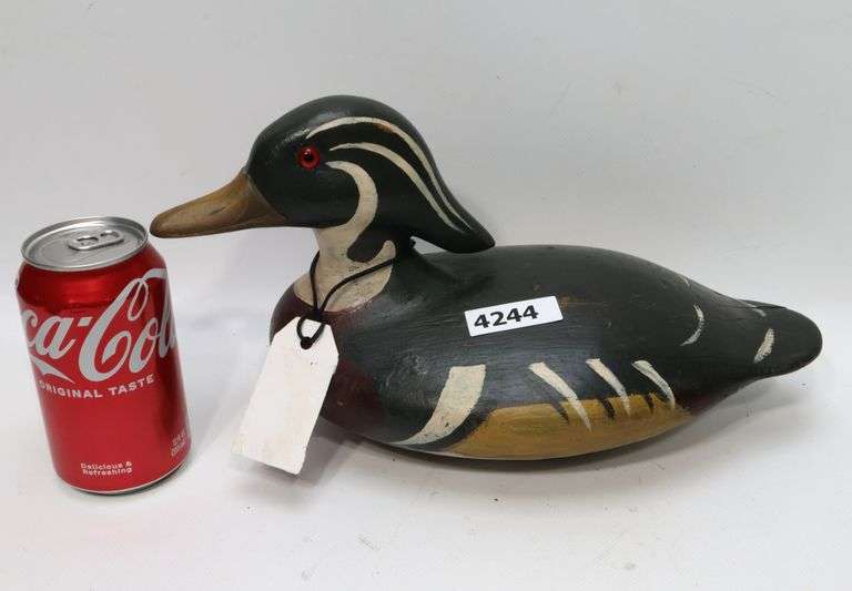 Cecil County Wood Duck Decoy-Restoration - Dixon's Auction at Crumpton