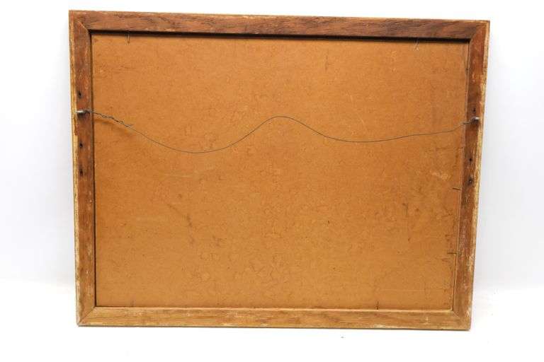 Antique Spencerian Calligraphy Drawing with Stag, Stains - Dixon's ...