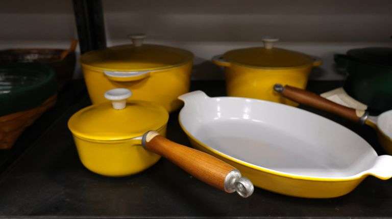 Lot of Enameled Cast Iron Cookware By Cuisinart, Finesse Etc. - Dixon's ...