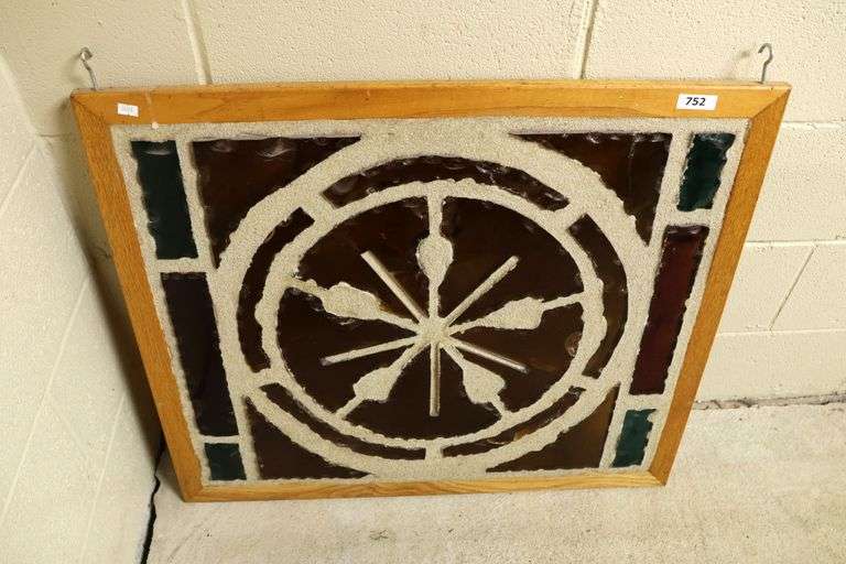 MCM Glass Panel - Dixon's Auction at Crumpton