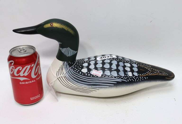 Joey Jobes Loon Decoy - Dixon's Auction at Crumpton