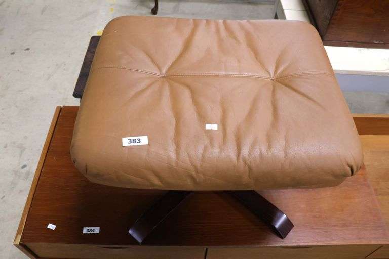 MCM Bentwood Ottoman - Dixon's Auction at Crumpton