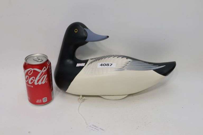 Charles Jobes Bluebill Duck Decoy - Dixon's Auction at Crumpton