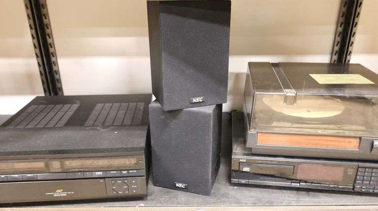 Electronics Lot, Nec Surround Sound System, Mcdonald Record Player ...