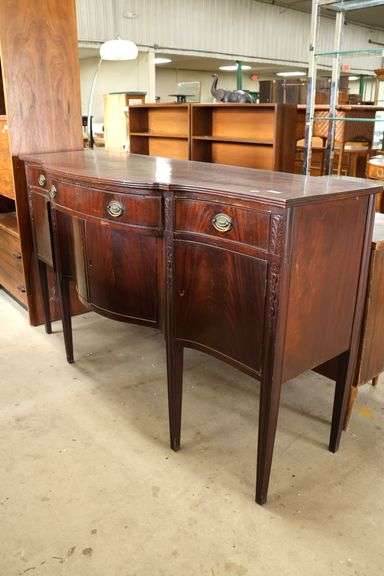 Colonial Revival Mahogany Sideboard, As-Is - Dixon's Auction at Crumpton