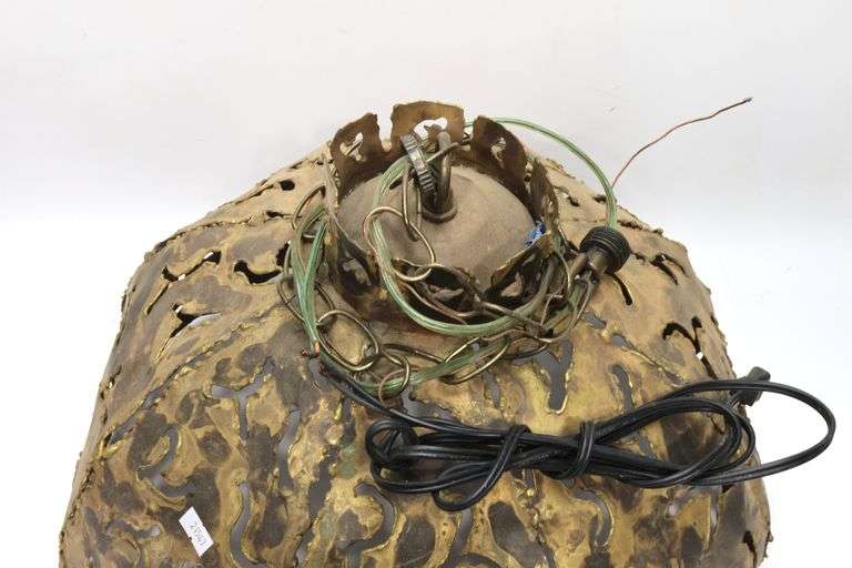 MCM Tom Greene For Feldman Brass Hanging Light Fixture - Dixon's ...