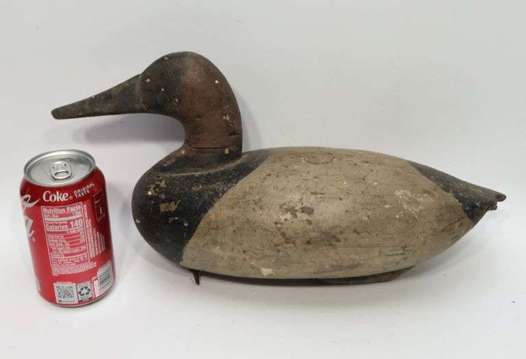 Early Upper Bay Canvasback Duck Decoy - Dixon's Auction at Crumpton