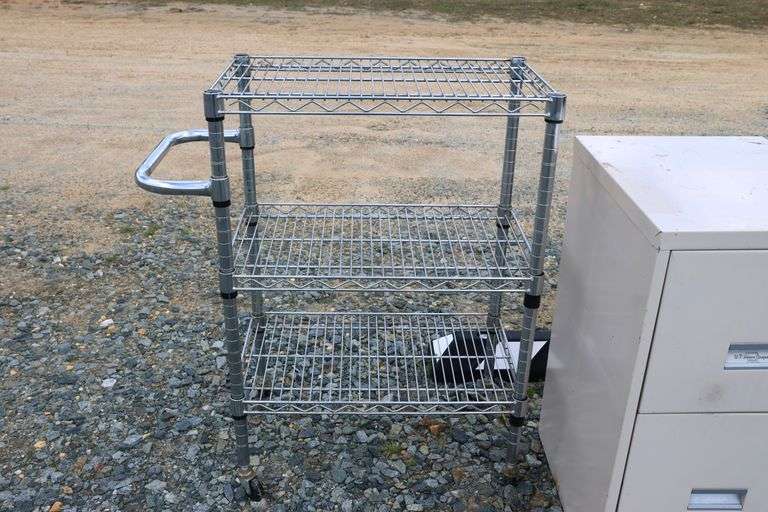 *NO STORAGE* Nsf Wire Carts, File Cabinet and Rain Barrel - Dixon's ...