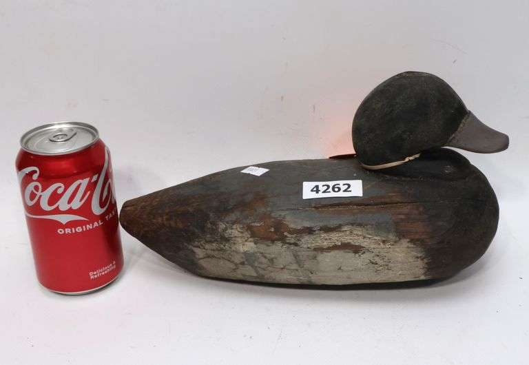 Hog Island, VA Bluebill Duck Decoy - Dixon's Auction at Crumpton