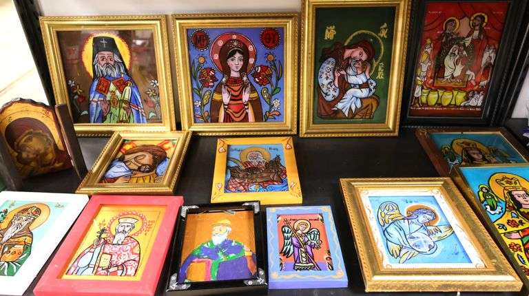 Collection of Religious Icons Paintings - Dixon's Auction at Crumpton