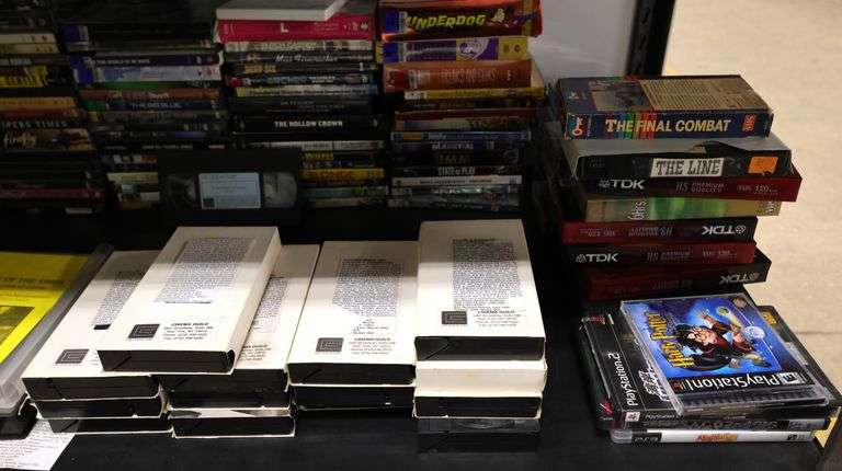 Collection of VHS Tapes, DVD's & Games - Dixon's Auction at Crumpton
