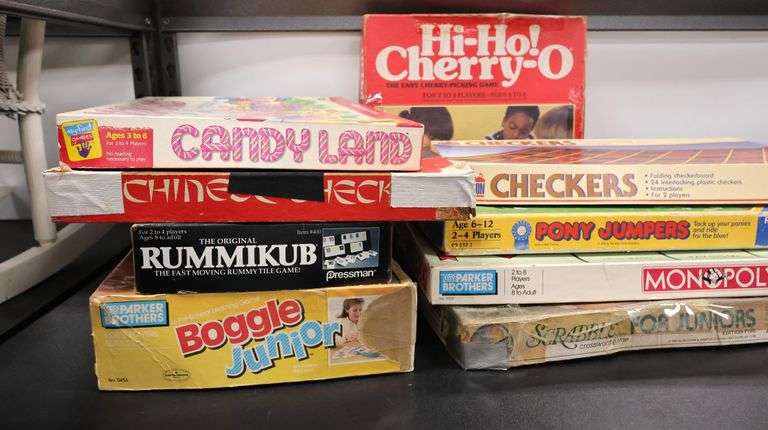 Lot of Vintage Board Games & VHS Tapes - Dixon's Auction at Crumpton