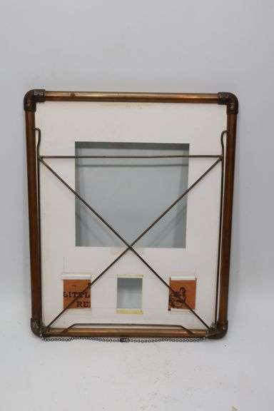 Industrial Brass and Copper Pipes Picture Frame - Dixon's Auction at ...