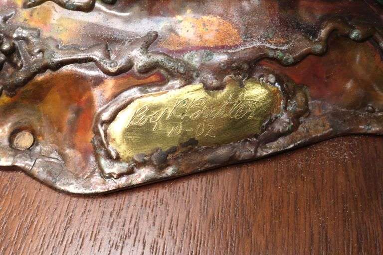 Roy R. Butler Metal Tropical Fish Sculpture - Dixon's Auction at Crumpton