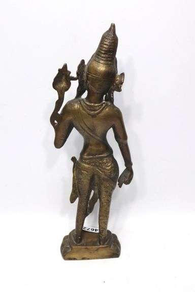 Hindu Deity Bronze Sculpture - Dixon's Auction at Crumpton