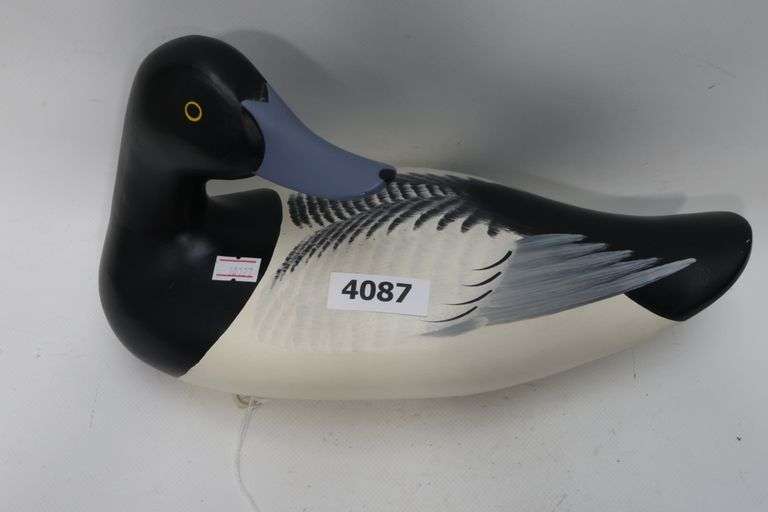 Charles Jobes Bluebill Duck Decoy - Dixon's Auction at Crumpton