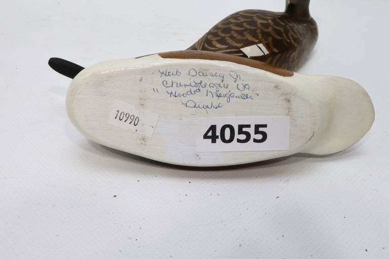 Herb Daisey Jr. Chincoteague VA Miniature Hooded Merganser Duck Decoys ...