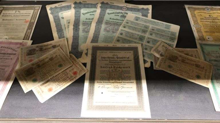 Lot of Vintage / Antique German Banknotes & Bond Type Papers - Dixon's ...