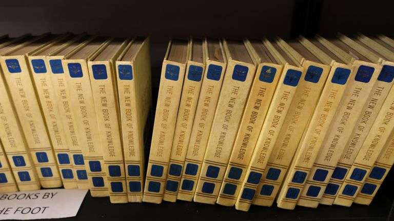 Lot of Books By the Foot, Vintage Encyclopedias - Dixon's Auction at ...