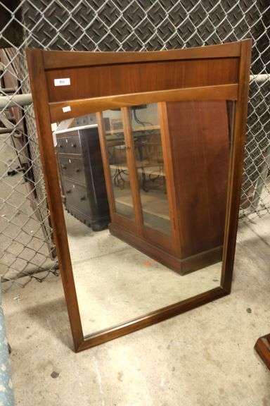 MCM Walnut Mirror - Dixon's Auction at Crumpton