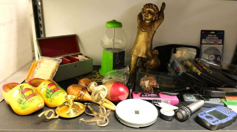 Lot of Wooden Shoes, CD's DVD's, Gumball Machine, Camera Etc. - Dixon's ...