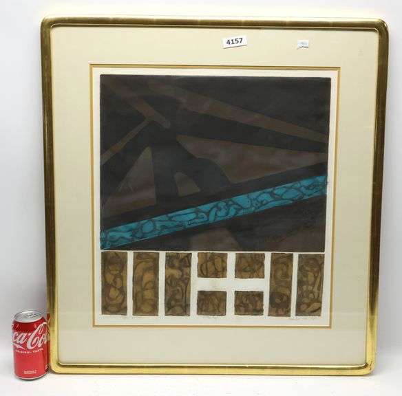 MCM Artist Signed Print - Dixon's Auction at Crumpton