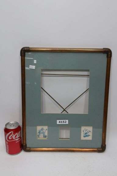 Industrial Brass and Copper Pipes Picture Frame - Dixon's Auction at ...