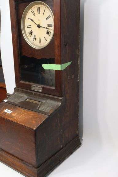 Antique International Time Recording Co. Time Clock - Dixon's Auction ...
