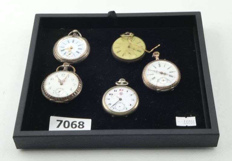 Tray Lot of Pocket Watches - Dixon's Auction at Crumpton