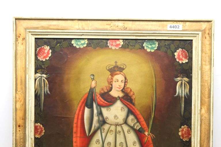 Cuzco School Style Religious Painting - Dixon's Auction at Crumpton