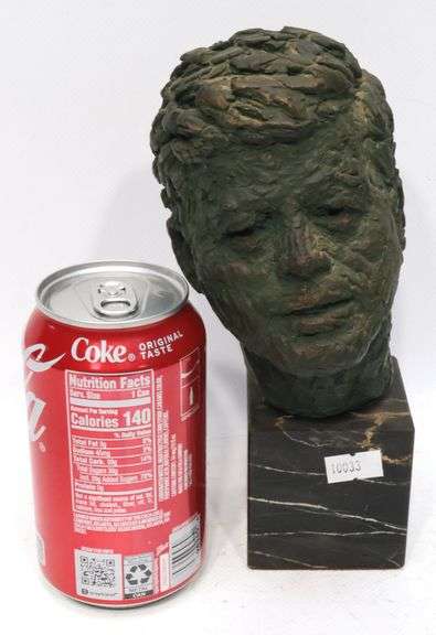 Vintage Sculpture of John F. Kennedy Signed Robert Berks - Dixon's ...