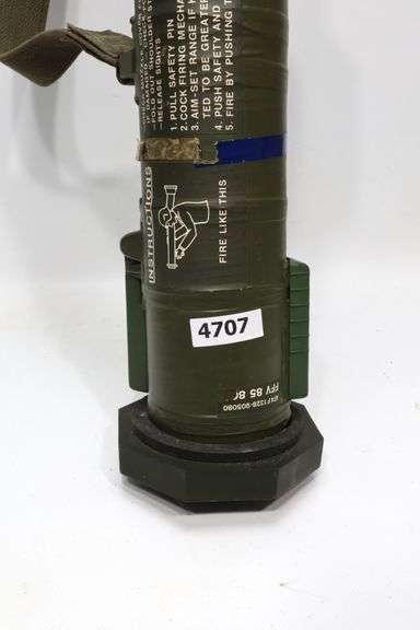 Inert Rocket Launcher - Dixon's Auction at Crumpton